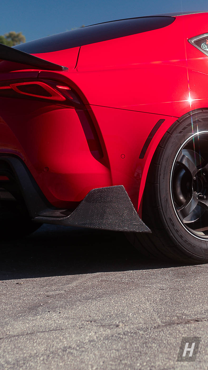 AG1 Carbon Fiber Rear Spats / Spoilers - A90 Supra – Horizon Motorsport