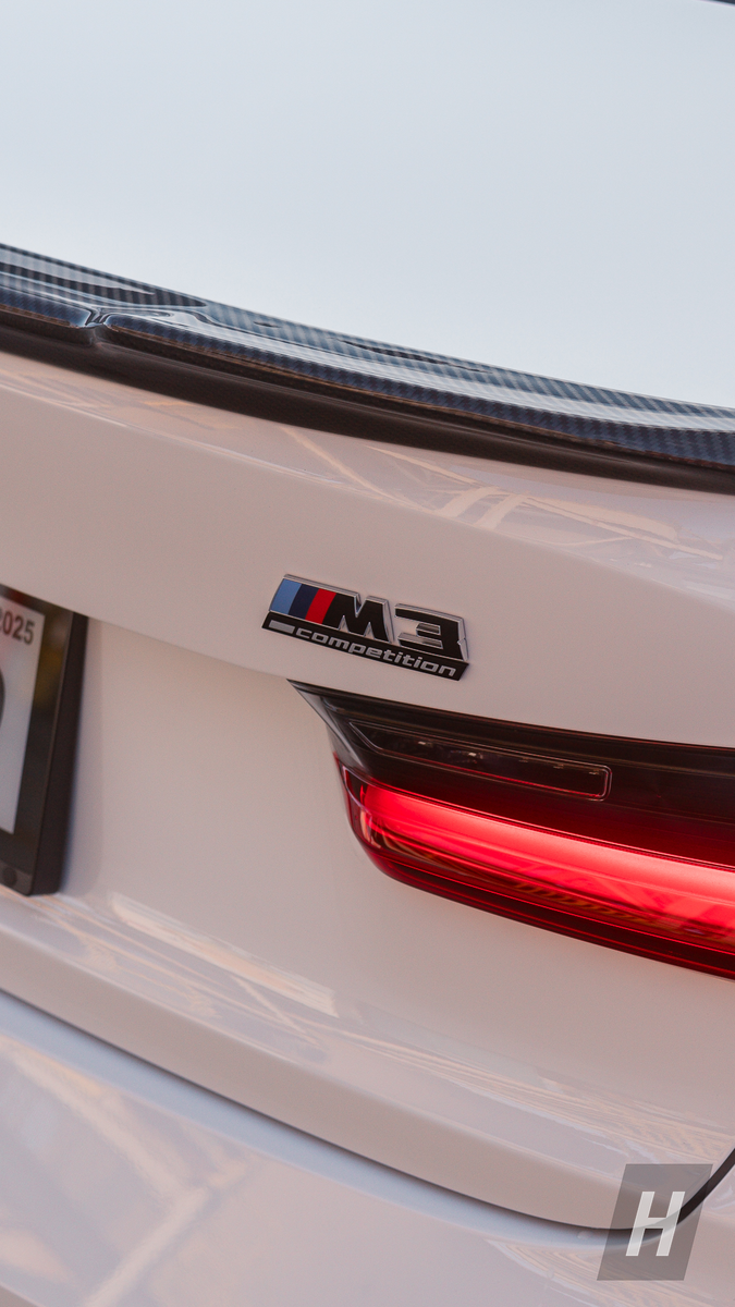 OEM BMW Black "M3 Competition" Badge (LCI) - G80 M3 – Horizon Motorsport