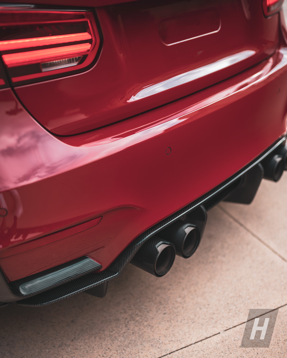 P Style Carbon Fiber Diffuser w/ Carbon Undertray - F80 M3 | F82/F83 M ...