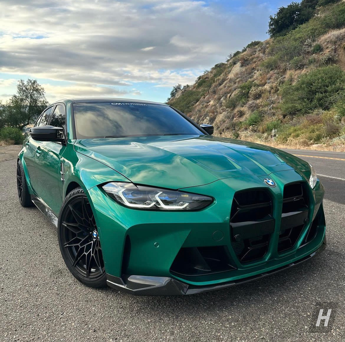 Performance V1 3-Piece Dry Carbon Fiber Front Lip - G80 M3 | G82 / G83 ...