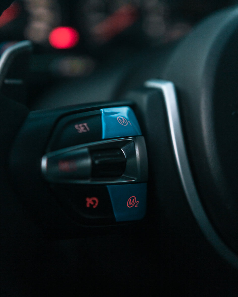 Gloss Blue M1/M2 Button Set - BMW M F-Chassis Vehicles | Horizon ...